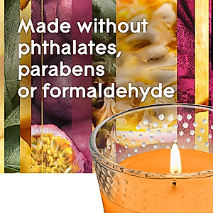 Glade Candle Jar, Air Freshener, 2in1, Hawaiian Breeze & Vanilla Passion Fruit, 3.4 Oz, 2 Count