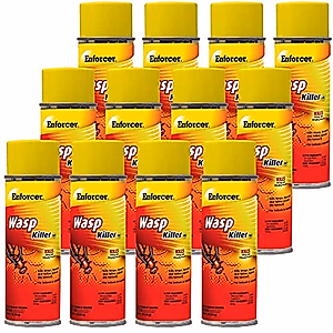 Enforcer Wasp and Jacket Foam - 7 Ounces (Case of 12) A07234-20 Foot Spray - Yellow Jacket, Wasp and Hornet Killer