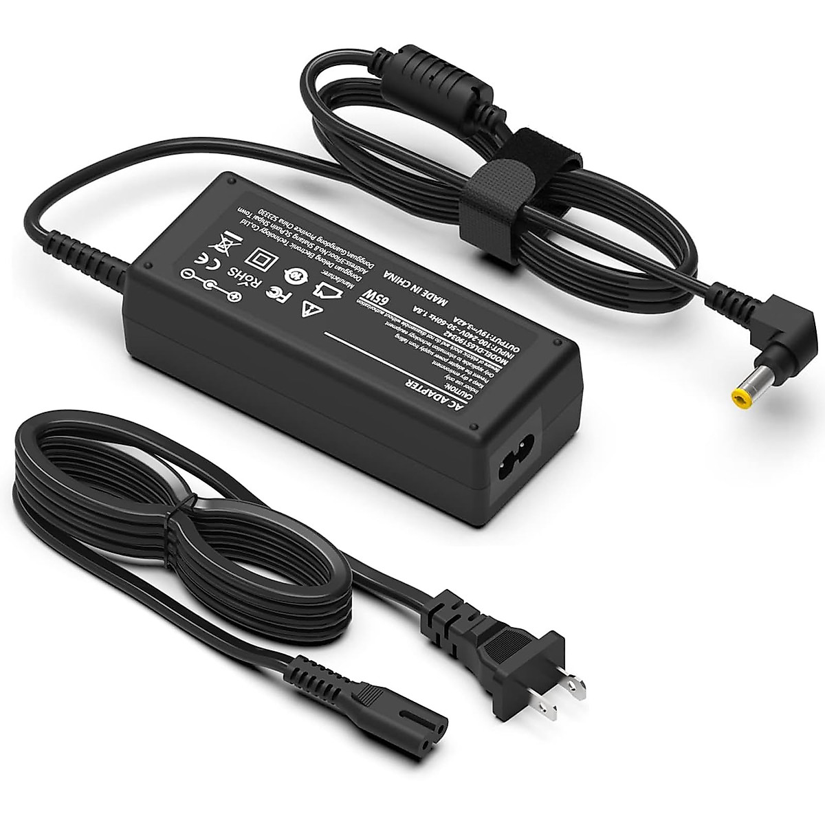 65W Laptop Charger for Toshiba Satellite C55 L510 C655 C850 L755 C855D NB15T P55 P55W CL15T S55;Toshiba Portege Z30 R835 Satellite Radius 11 14 15 Power Supply Cord 19V 3.42A