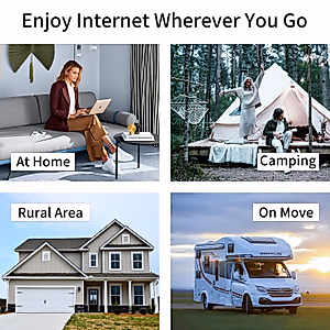 Wiflyer 4G LTE Router, 300 Mbps Cat4 Wireless Wi-Fi Router, with Industrial Grade Metal Case/Detachable External Antennas/SIM Card Slot Unlocked/USB Port, WE826-T