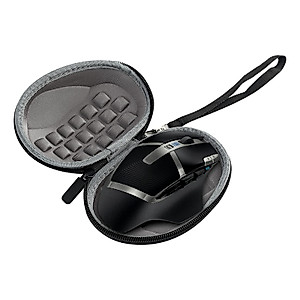 Hard Travel Mouse Case for Razer Basilisk Ultimate X/Basilisk V3 Pro/Logitech MX Master 3 /3S/ Master 2S / 2/MX Master Advanced Wireless Mouse, for G502 X /G502 X Plus/G604 (with Strap)