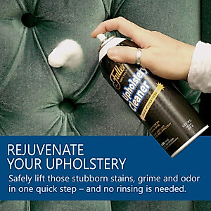 Fuller Brush Upholstery Cleaner - Multi Surface Solution - Rich Foaming Formula Penetrates and Removes Stubborn Stains Eliminates Odors Renews and Restores Surfaces Perfect for Carpets Seats and More