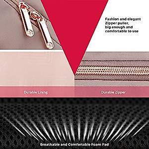 Swissdigital Design Katy Rose Laptop Backpack For Women，College Bookbags With USB Charging Port，Large Capacity Computer Backpacks For Work Business Lotus (SD1006F-82)