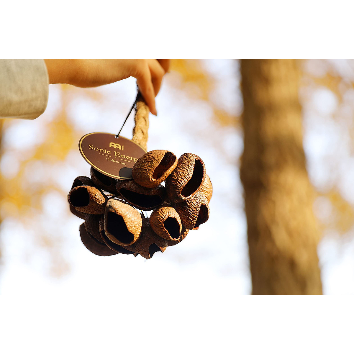 Meinl Sonic Energy Seed Shell Shaker Percussion Instrument — Nature Sounds for Meditation, ASMR, Sound Therapy, Yoga