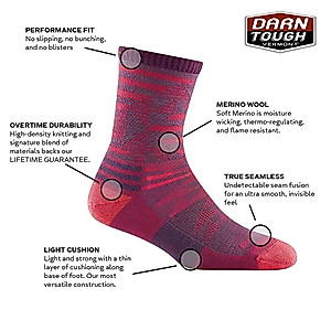 Darn Tough Vermont Ceres Micro Crew Lightweight with Cushion Denim SM (US 4.5-7)