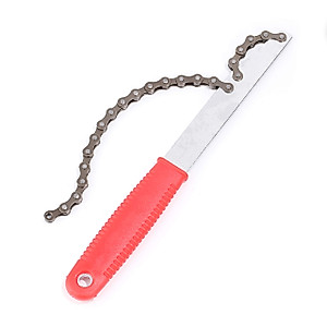 Fubeasi Bicycle Freewheel Turner Chain Whip Cassette Sprocket Remover Tool Freewheel Repair Tools Bicycle Chain Repair Tool