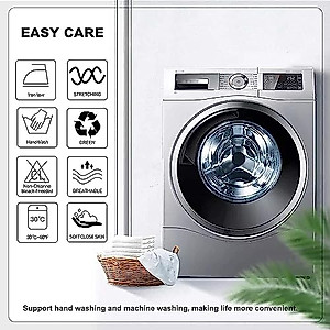 GUYIRT Sofa Slipcovers 3 Seater, Jacquard Couch Sofa Cover, Form Fit Slip Resistant Universal Furniture Protector for Living Room-Blue-4 Seater 235-300cm