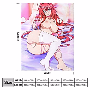 Highschool_dxd-013Anime Blanket Super Soft Throw Blanket Warm Bed Blanket for Couch Sofa Living Room Bedroom