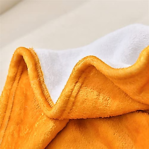 Yotsuba Nakano Cute Bear Snuggly Blanket 60 X 50 in, Flannel Blanket Fluffy Cozy Fuzzy Throws Non-Shedding for Nap Bed Sofa Couch Home Decor