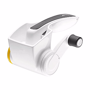 Zyliss Restaurant Cheese Grater - Handheld Rotary Cheese Grater - Cheese, Vegetable, Nut Grater - Steel Kitchen Shredder for Right- and Left-Handed Cooks - NSF Restaurant Certified - White