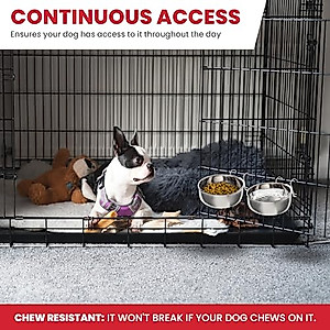 Ethical Pet SPOT Stainless Steel Coop Cup, Perfect Bowls for Cages and crates 20-Ounce pet Food Bowl. for Birds, Dogs, Cats, and Reptiles. (6011)