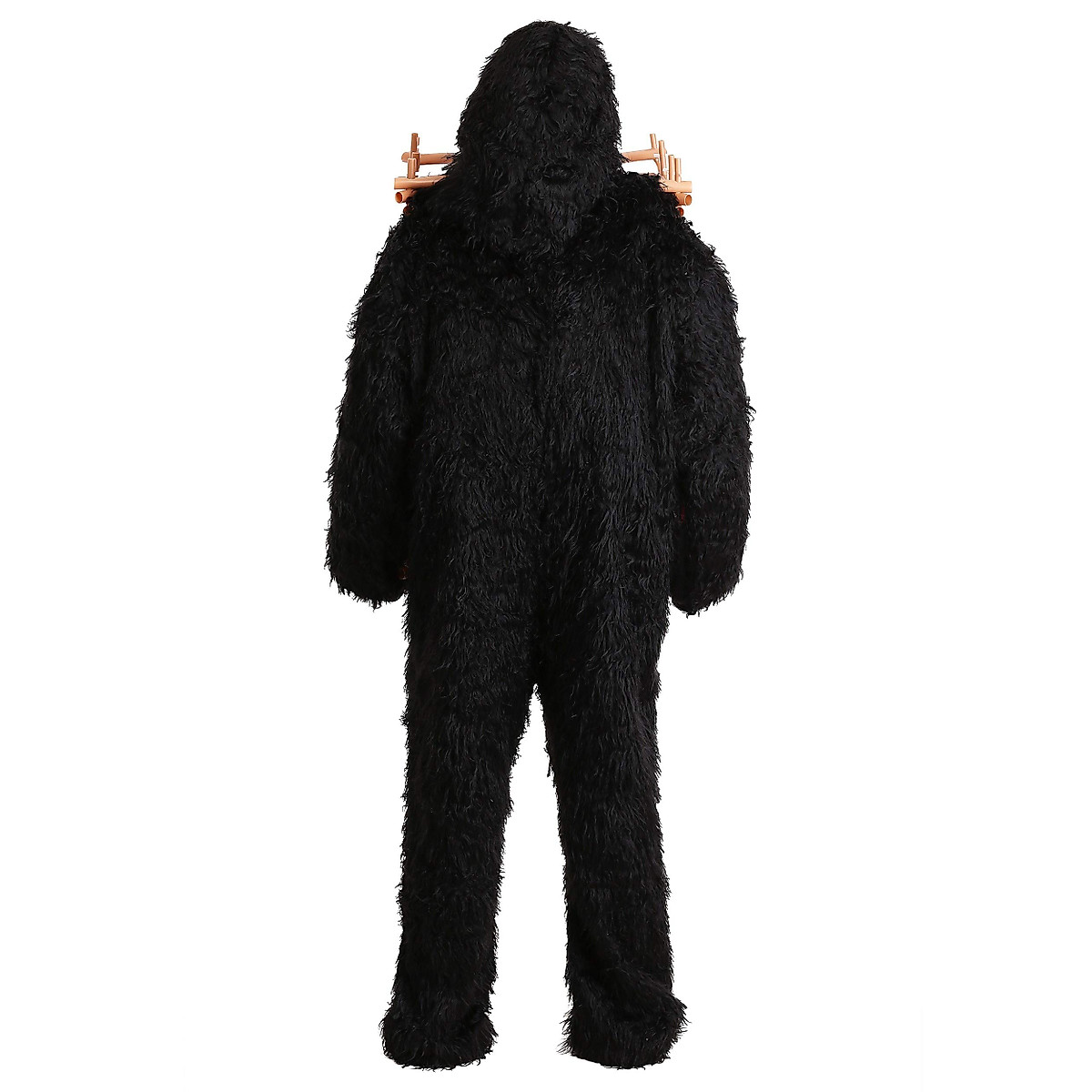 HouseHaunters "Get Me Outta This Cage" Gorilla and Cage Costume Kit, Black/Bamboo, One Size