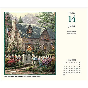Thomas Kinkade Studios 2024 Day-to-Day Calendar