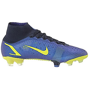Nike Superfly 8 Elite FG Mens Football Boots CV0958 Soccer Cleats (UK 11 US 12 EU 46, Sapphire Volt Blue Void 574)