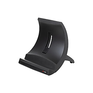 3M Laptop Stand, Raise Screen Height to Reduce Neck Strain, Vertical Design Allows You to Bring Screen Closer, Compact Foot Print Saves Desk Space, Non-Skid Base Keeps Laptop Secure, Black (LX550)