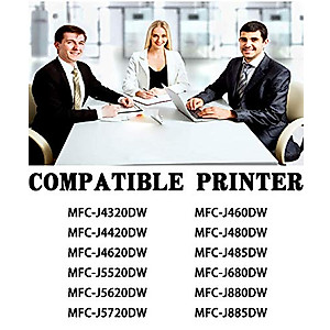5-Pack Colorprint Compatible LC203XL Ink Cartridge Replacement for Brother LC203 XL LC 203XL LC201XL Used for MFC-J480DW MFC-J880DW MFC-J680DW MFC J885DW J4420DW J460DW J5620DW Printer (2BK,1C,1M,1Y)