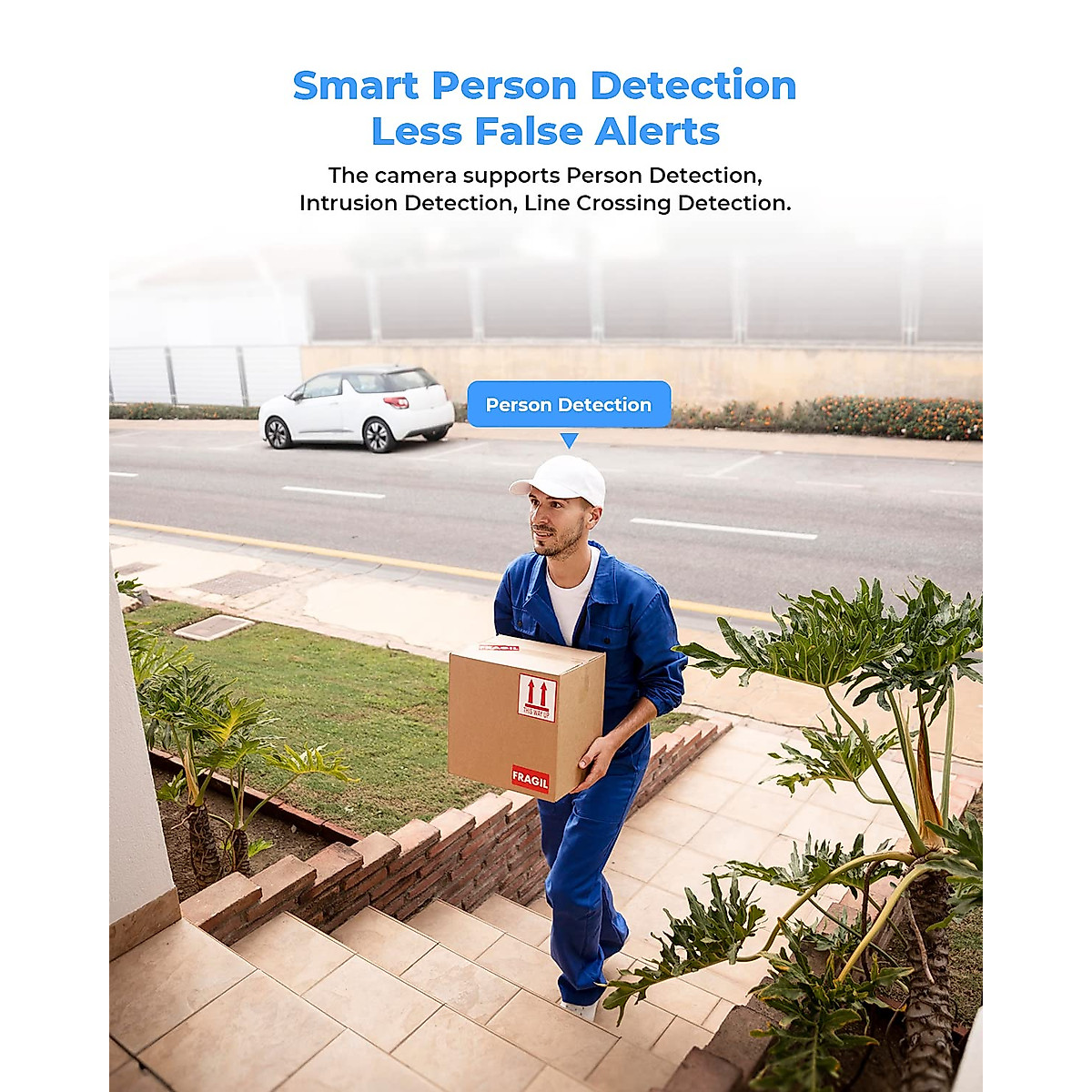 (Hikvision Compatible) H.VIEW 5MP Outdoor POE Camera Dome Turret IP Security Camera, 100ft IR Night Vision, 2.8mm Fixed lens, H.265+ IP PoE Outdoor Camera, RTSP,RTMP WDR,Support SD Card