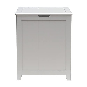 Redmon 5220WH Contemporary Country Hamper, White, 24 Piece