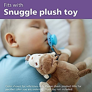 Philips AVENT Ultra Soft Pacifier, 0-6 Months, Arctic White/Green, 4 Pack, SCF214/40