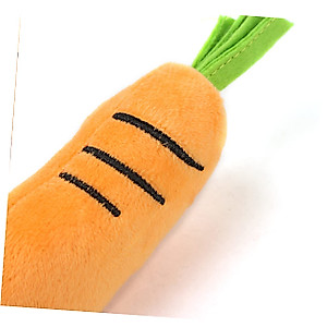 Angoily Pet Chew Toys Dog Toys Carrot Dog Toy Dental Chew Toys Gum Massage Toys Pet Vegetable Toys Chewing Toys for Puppies Chew Toys for Small Dogs Dog Chew Toy Puppy Teething Toys Bite