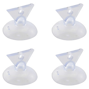 JianLing 4PCS Light Bulb Changer Suction Cup Light Bulb Replacing Suction Cup for Light Bulb Removal Light Bulb Changer Strong Grip Rubber Air Suction Cup, Transparent
