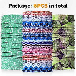 JOEYOUNG Headwear, Bandana, Neck Gaiter Head Wrap Headband Balaclava Magic Scarf