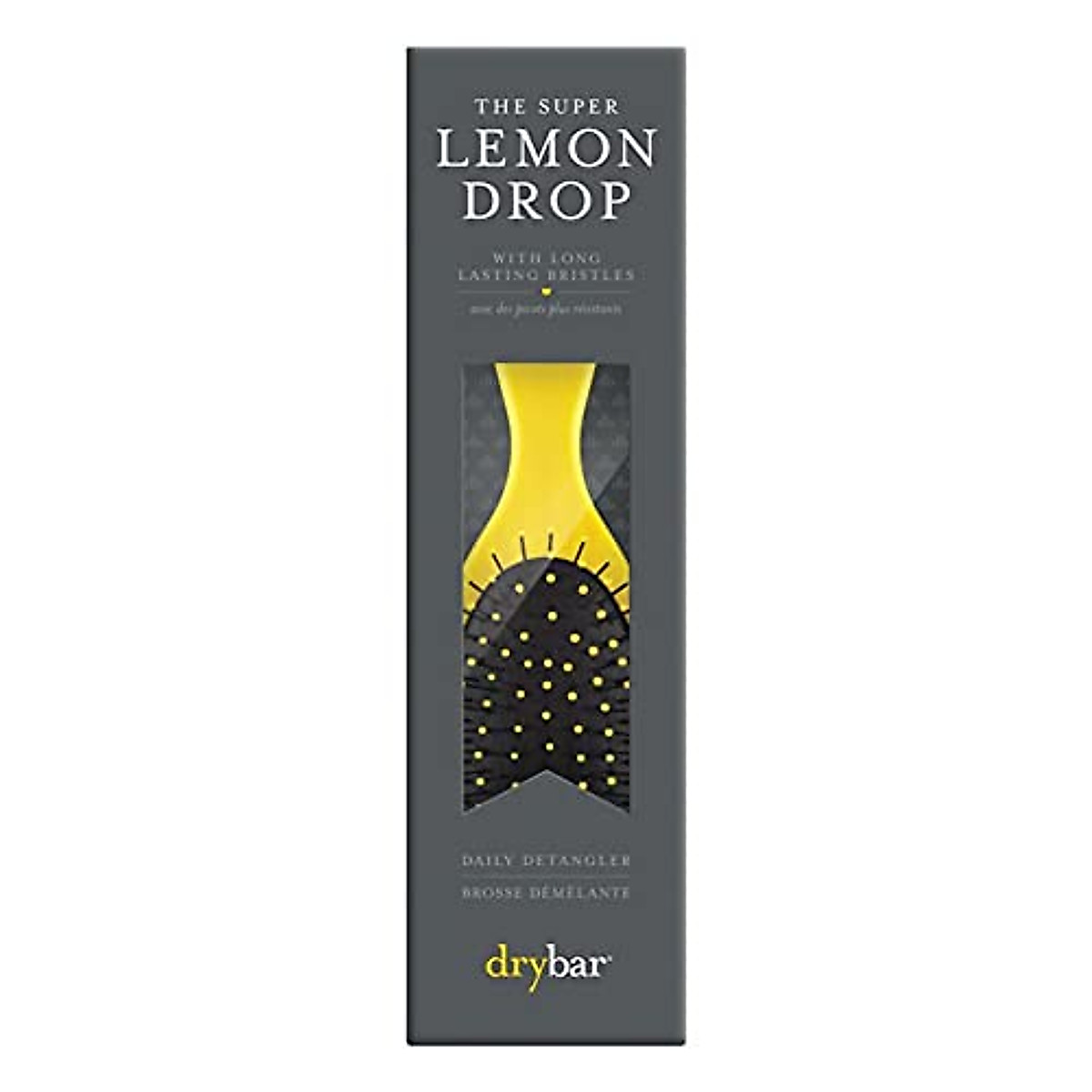 Drybar Super Lemon Drop Detangling Hair Brush | Detangles Hair Without Pulling or Tugging