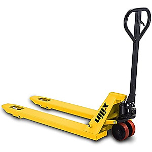 Xilin Manual Pallet Jack Truck,5500-Lbs, Capacity Pallet Truck 48" L x21 W Forks and Manual Double Scissors Trolley 770 lbs Capacity