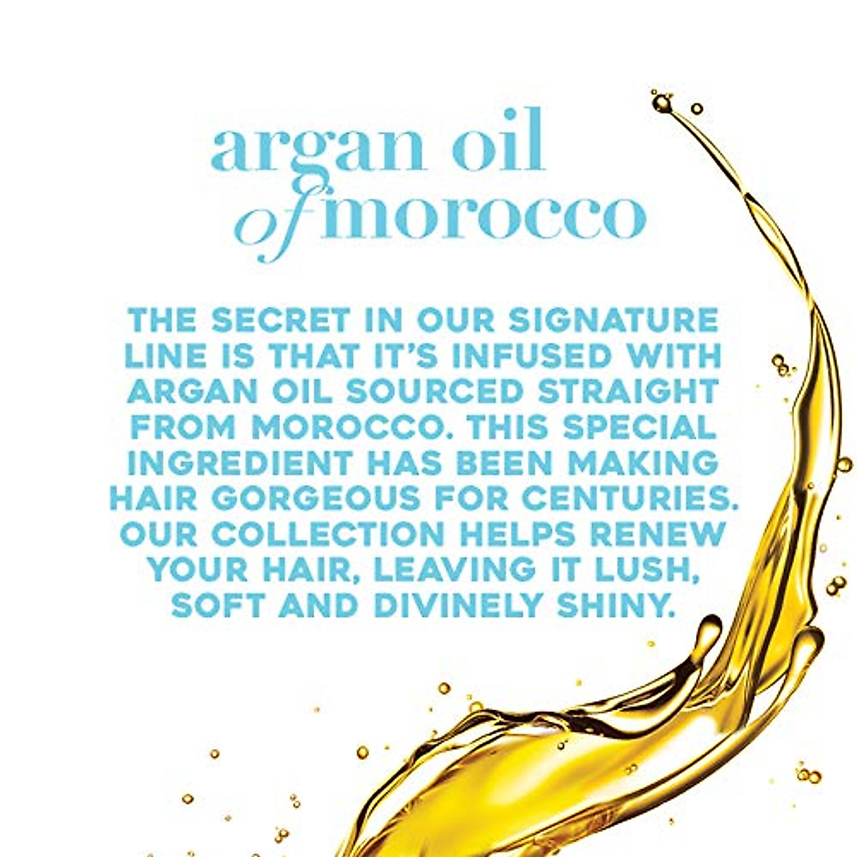 OGX Renewing + Argan Oil of Morocco Hydrating Hair Conditioner, Cold-Pressed Argan Oil to Help Moisturize, Soften & Strengthen Hair, Paraben-Free with Sulfate-Free Surfactants, 25.4 Fl Oz (Pack of 4)