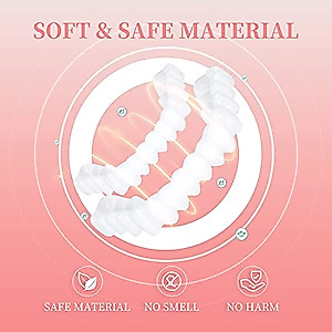 Fake Teeth Kit, 4 PCS Dentures Teeth for Women and Men, Dental Veneers for Temporary Teeth Restoration, Nature and Comfortable, Protect Your Teeth and Regain Confident Smile