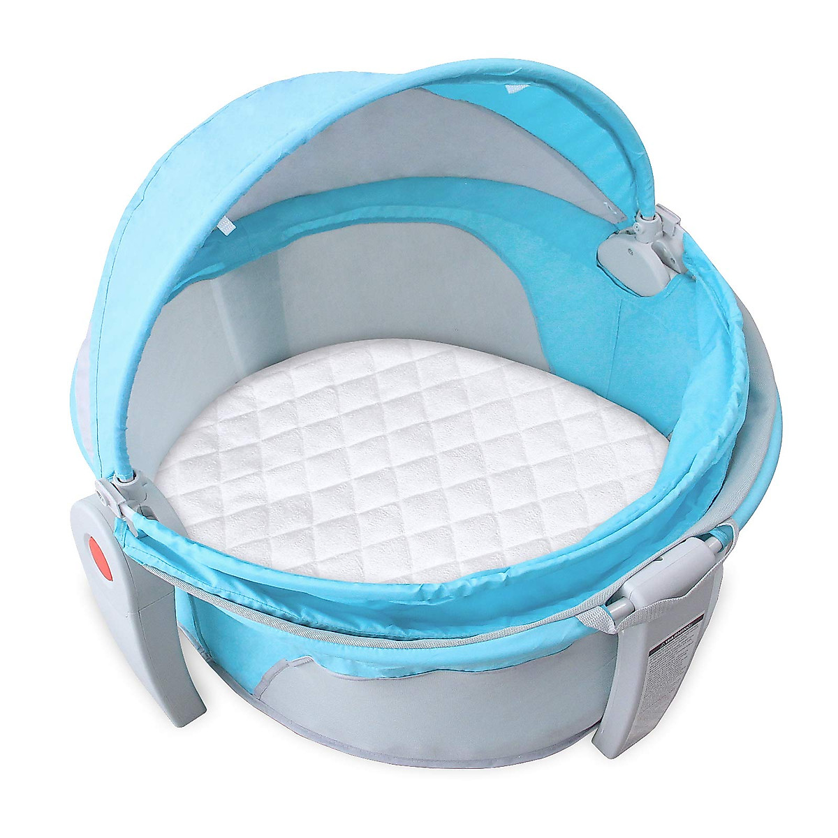 Bassinet Mattress Protector Fits 21" x 24" Graco Pack 'n-Play Dome LX Bassinet Bassinet Mattress, Ultra Soft Waterproof and Breathable, Viscose Made from Bamboo Surface, Washer & Dryer