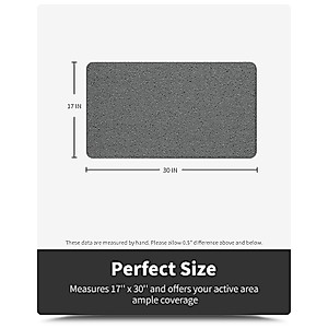 Non-Slip Bathtub Mat, 17x 30 Inch, Shower Mats for Bath Tub, PVC Loofah Bathroom Mats for Wet Areas, Quick Drying