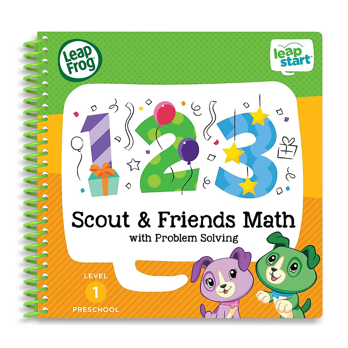 LeapFrog LeapStart Preschool 4-in-1 Activity Book Bundle with ABC, Shapes & Colors, Math, Animals