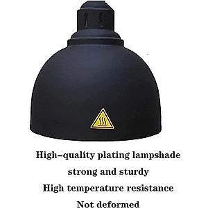 LINKANRUO Hanging Food Heat Lamp,Retractable Food Heating Lamp, with 250mm Food Warmer Lampshade and Bulb 250W, for Buffet,Kitchen,Restaurant,Catering Lamps