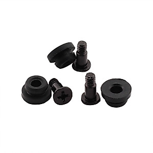 ZRM&E 8pcs 10mm Hard Disk Drive Screws and Shock Absorption Rubber Washer Kit PC Hard Disk Drive Mounting Accessories for 3.5 inches HDD SSD