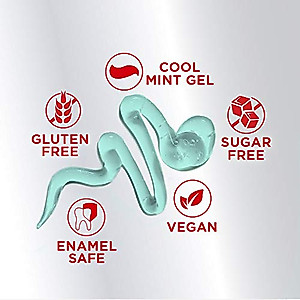 Colgate Renewal Gum Protection Whitening Toothpaste Gel, Mint Gel Toothpaste for Gingivitis and Teeth Whitening Restoration, Sugar Free, Enamel Safe, Gluten Free, Vegan, 2 Pack, 3 OZ Tubes