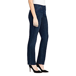 Bandolino Women's Mandie Signature Fit 5 Pocket Jean, Greenwich, 12P Short