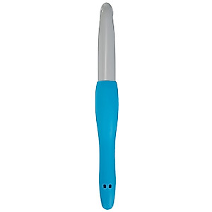 Clover Needlecraft Amour Crochet Hook: 15.00mm, 15 mm, Blue & White