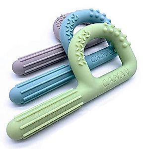 Original Hand-Held Sensory Chew Toys for Autistic Children(3 Pack), Chew Sticks fo Kids, Alt. to Chew Necklaces for Sensory Kids, Teething, Oral Motor Stimulation, ADHD, SPD - Silicone Teether Toys