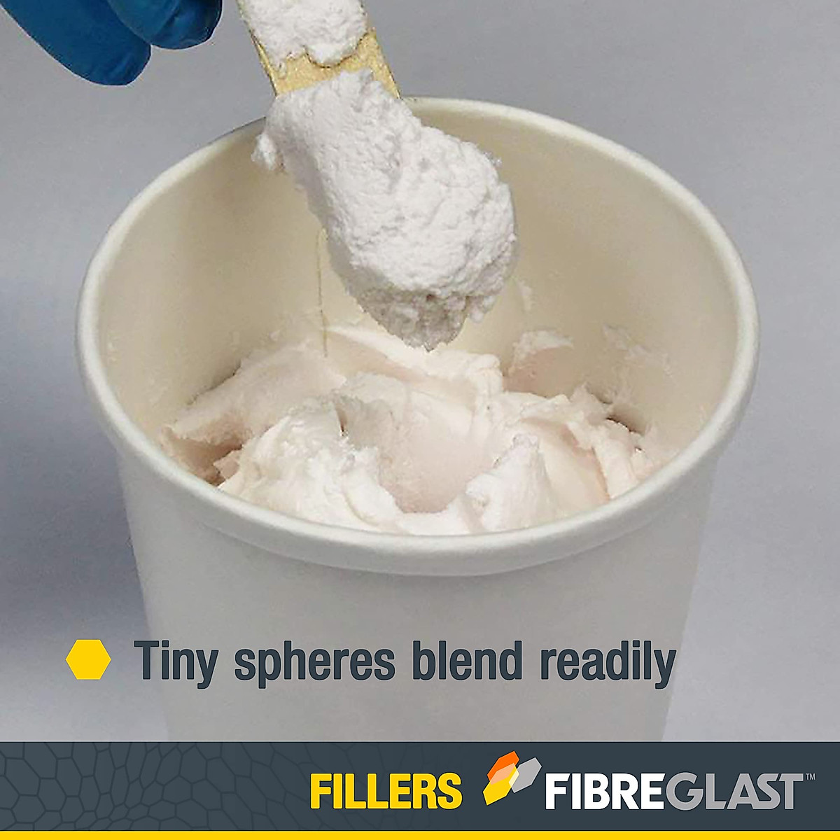 Fibre Glast Fiberglass Microspheres – Bond Putty & Whipped Filler Paste for Surface Repairs – Car, Auto, Boat & Forged Parts - Mix with Epoxy, Vinyl Ester, or Polyester Resin, Dries Clear, 4 Oz