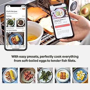Tovala Smart Oven Pro, 6-in-1 Countertop Convection Oven - Toast, Steam, Air Fry, Bake, Broil, and Reheat - Smartphone Control Steam & Air Fryer Oven Combo - With Meal Subscription Credit ($50 Value)