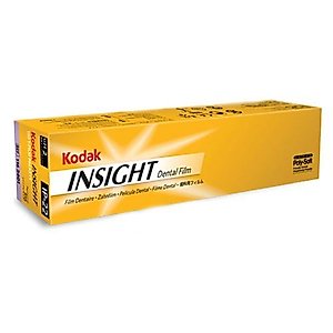 Kodak 1798628 IP-22 Insight Poly-Soft Ultra-Speed Double Dental Film, Size 2 (Pack of 130)