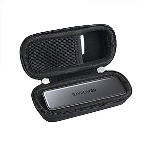 Hermitshell Hard EVA Travel Case for RAVPower Mini External SSD Hard Drive Portable SSD USB-C Solid State Flash Drive (Black)