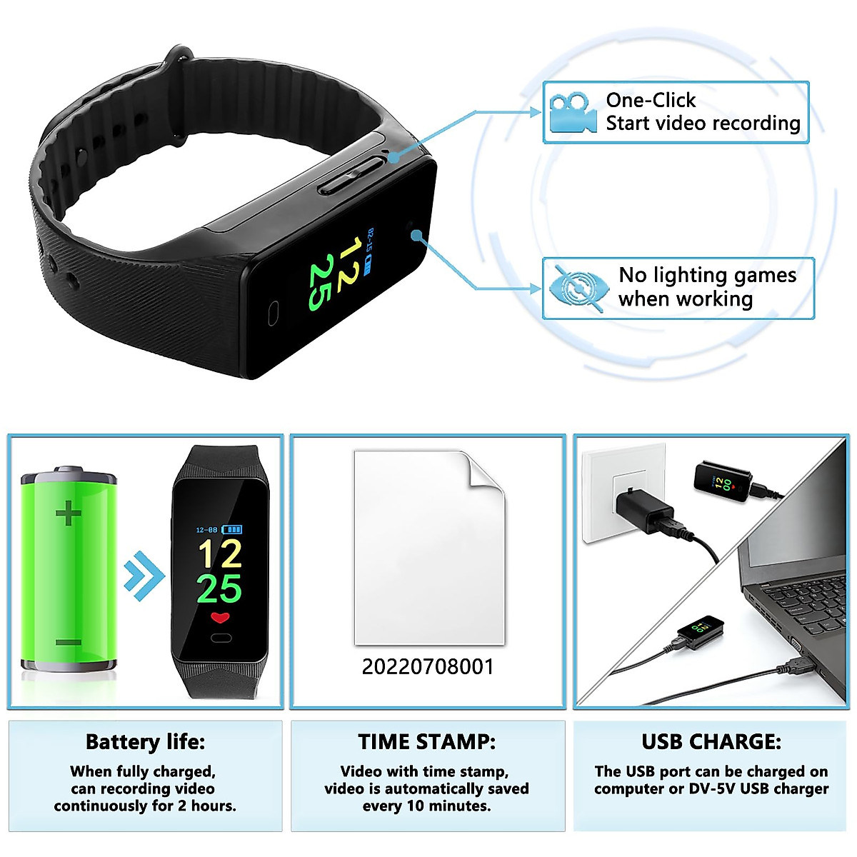 MITUUT 64GB Spy Camera Hidden Video Camera Ultra HD 1080P Hidden Video Cameras Nanny Cam Hidden Camera Spy Cam Small Camera Mini Camera Hidden Spy Camera Hidden Security Camera