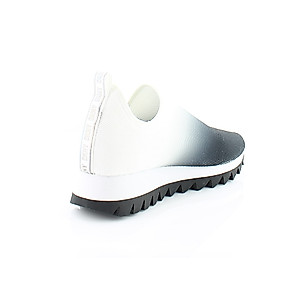 DKNY Womens Azer Slip On Running Sock Sneakers B/W 5.5 Medium (B,M)