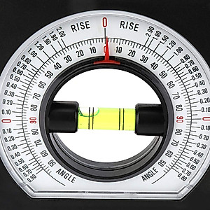 Engineering Inclinometer, Universal Slope Measuring Ruler Multifunction Angle Meter Gauge Measuring Instrument for Household Industrial Use
