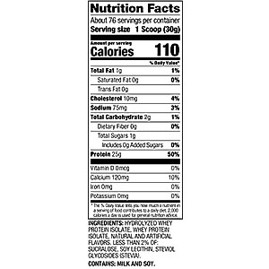 Dymatize ISO100 Hydrolyzed Protein Powder, 100% Whey Isolate Protein, 25g of Protein, 5.5g BCAAs, Gluten Free, Fast Absorbing, Easy Digesting, Strawberry, 5 Pound