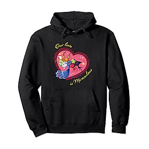 Miraculous Ladybug Valentine's Day Kwamis Love is Miraculous Pullover Hoodie
