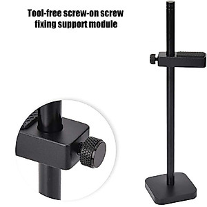 nkomax Graphics Card GPU Brace Support, Video Card Sag Holder Bracket, GPU Stand, Anodized Aerospace Aluminum (Black)