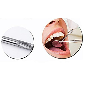 Dental Cleaning Tools Set For At Home Use - Oral Care Dental Hygiene Kit Includes Teeth Scraper For Plaque, Mirror, Scaler, Pick - These Teeth Cleaning Tools Are Made From Stainless Steel